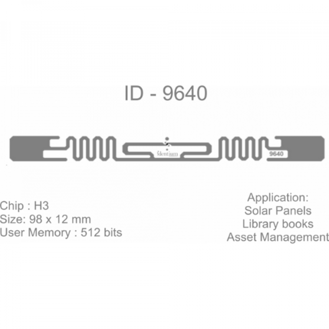 Uhf Rfid Wet Inlay Id 9640 Uhf Tags And Uhf Inlay